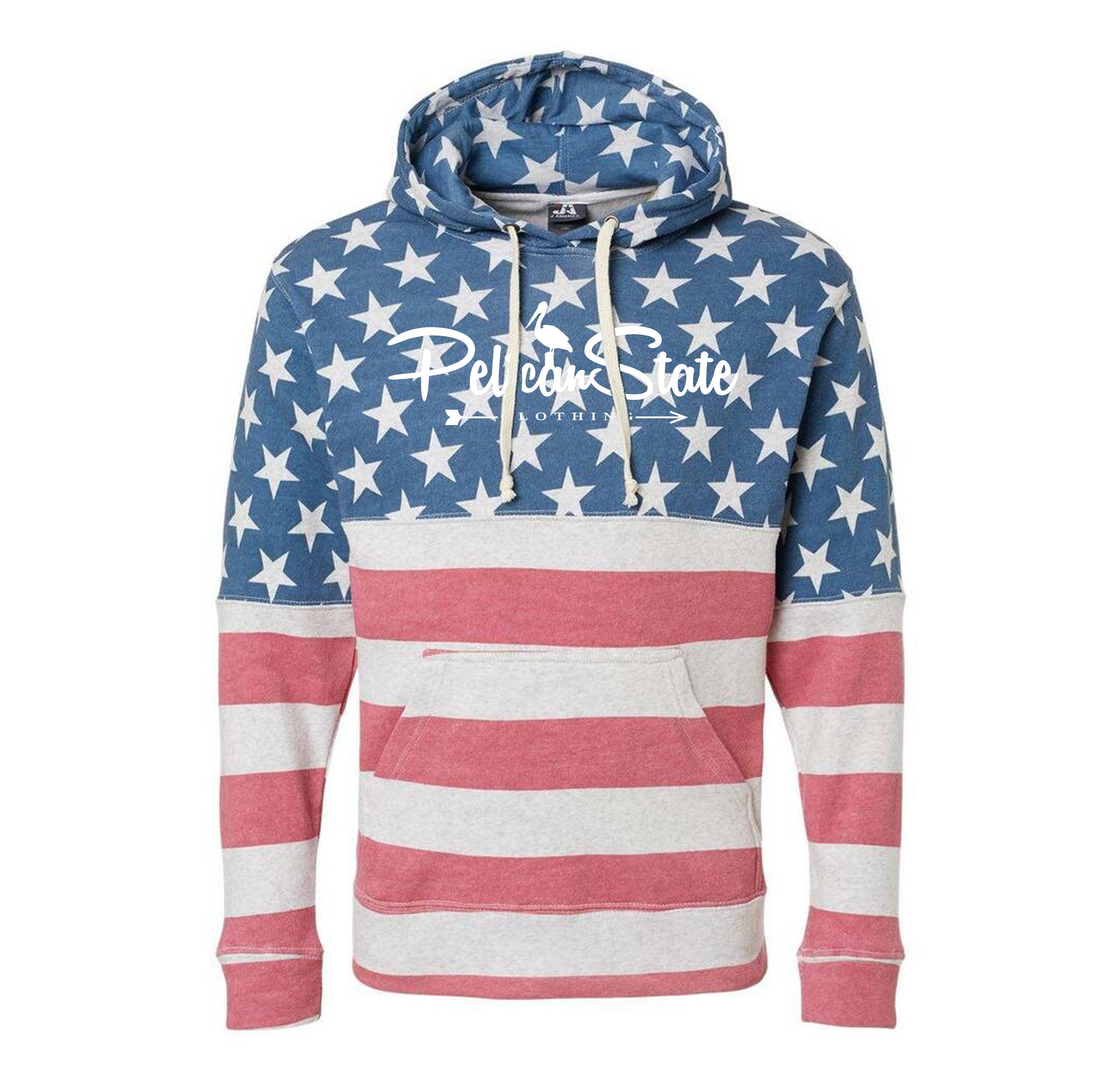PS Logo 1.5 J.America Pullover Hoodie | Pelican State Clothing, LLC