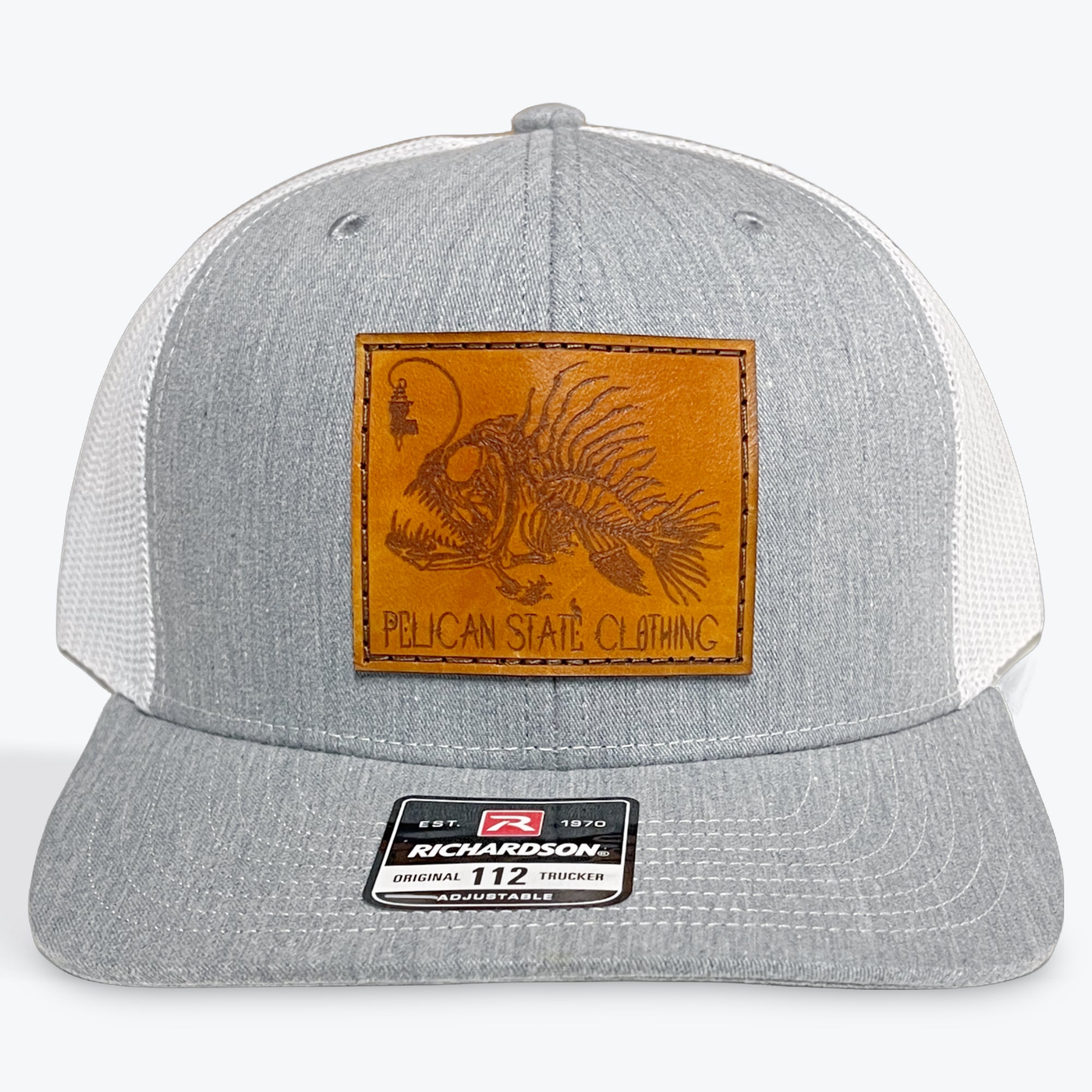 La Lantern Patch H. Grey/ White Classic Trucker | Pelican State ...